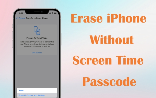 How To Erase IPhone Without Screen Time Passcode