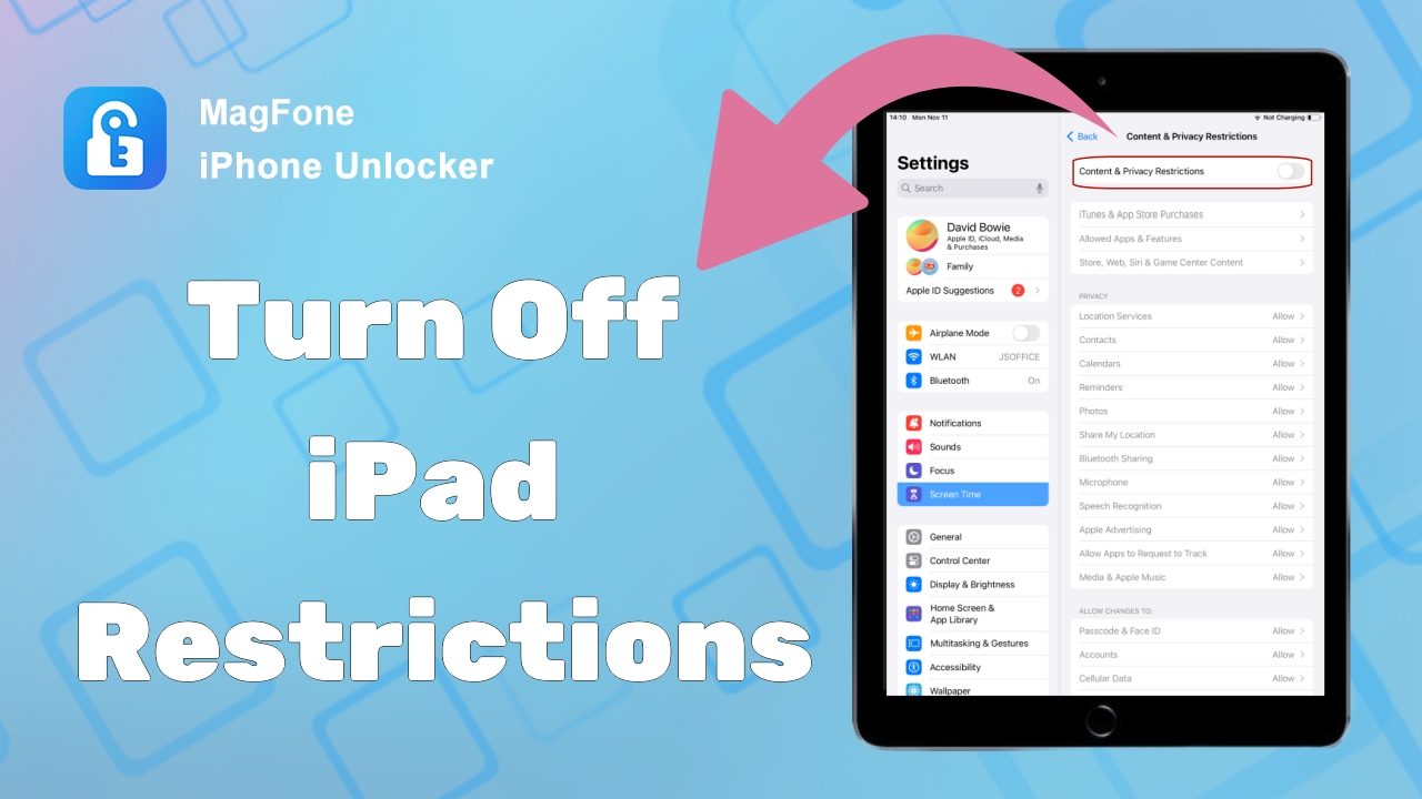 How to Turn Off Restrictions on iPad without Password